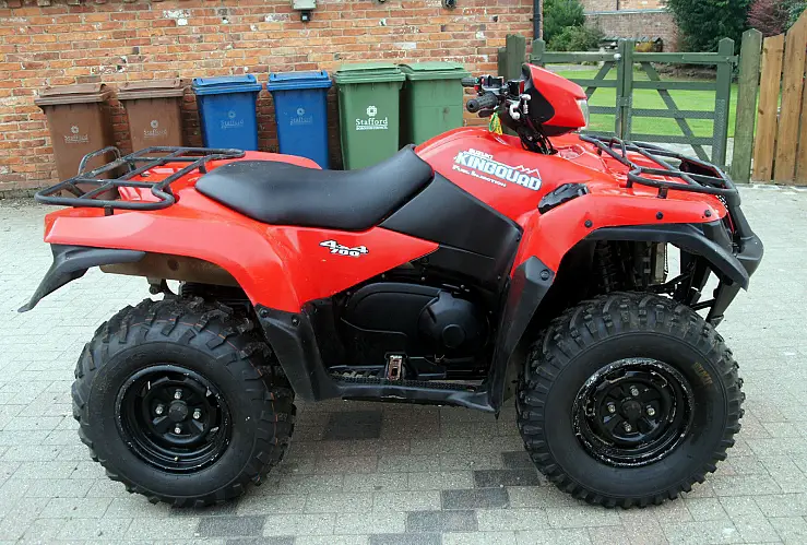 SUZUKI LTF 700X KING QUAD 2008 4 WHEEL DRIVE QUAD AGRICULTURAL FARM ATV