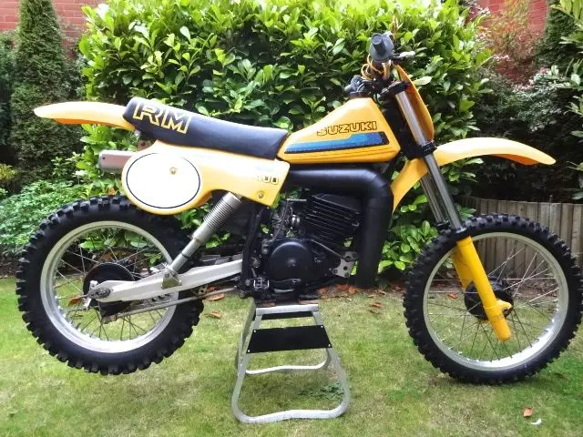 Suzuki RM 400 Twin Shock 1980 Vintage Motocross Excellent Bike Fox Shocks