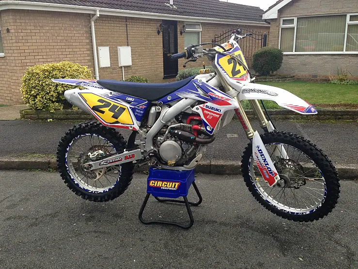 suzuki rmz 450 white edition motorcross not ktm crf yzf or kxf