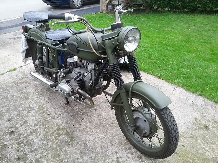 Ural 650cc Flat Twin M67 1985 Solo Ideal Military Army Colours Soviet ...