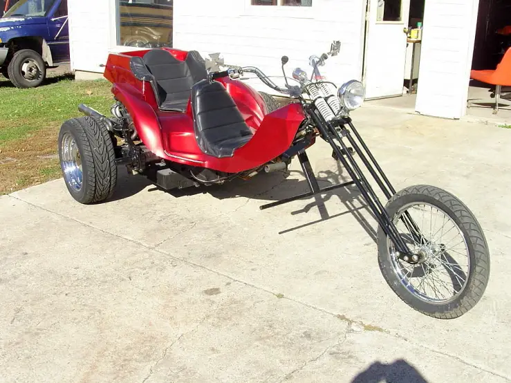 VW Trike 1600cc Old School/Springer Runs/Rides Great New Paint.