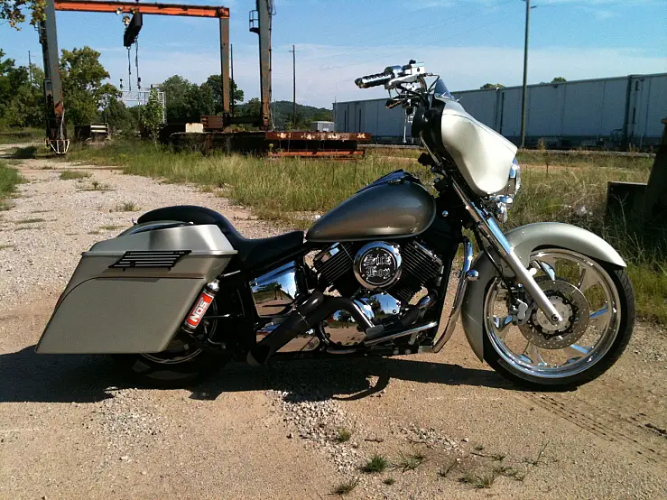 yamaha custom stretched bagger