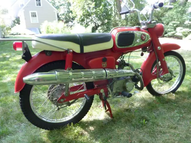 1965 Honda S65 Red restored