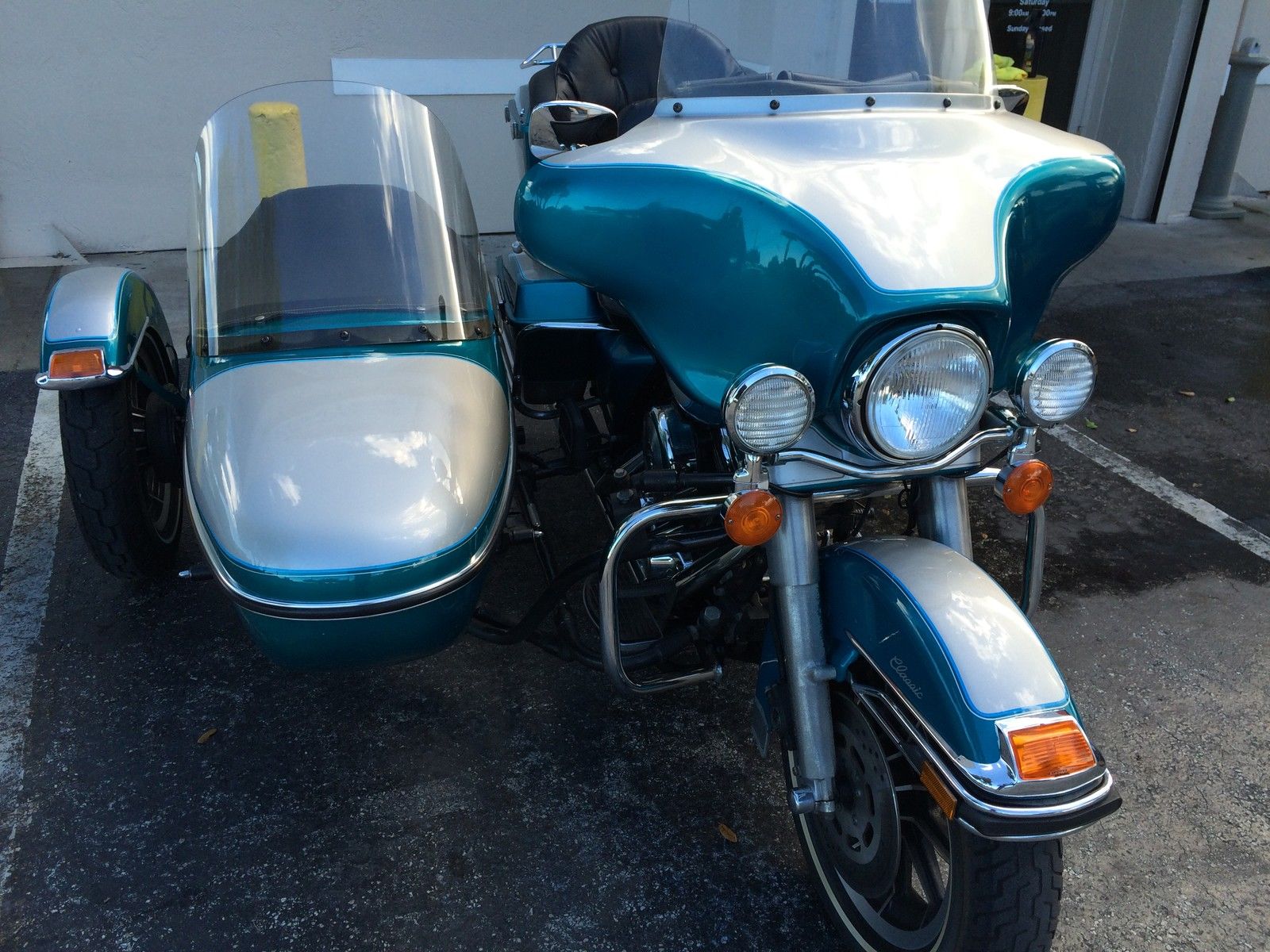 1993 HARLEY DAVIDSON FLHTC WITH SIDECAR