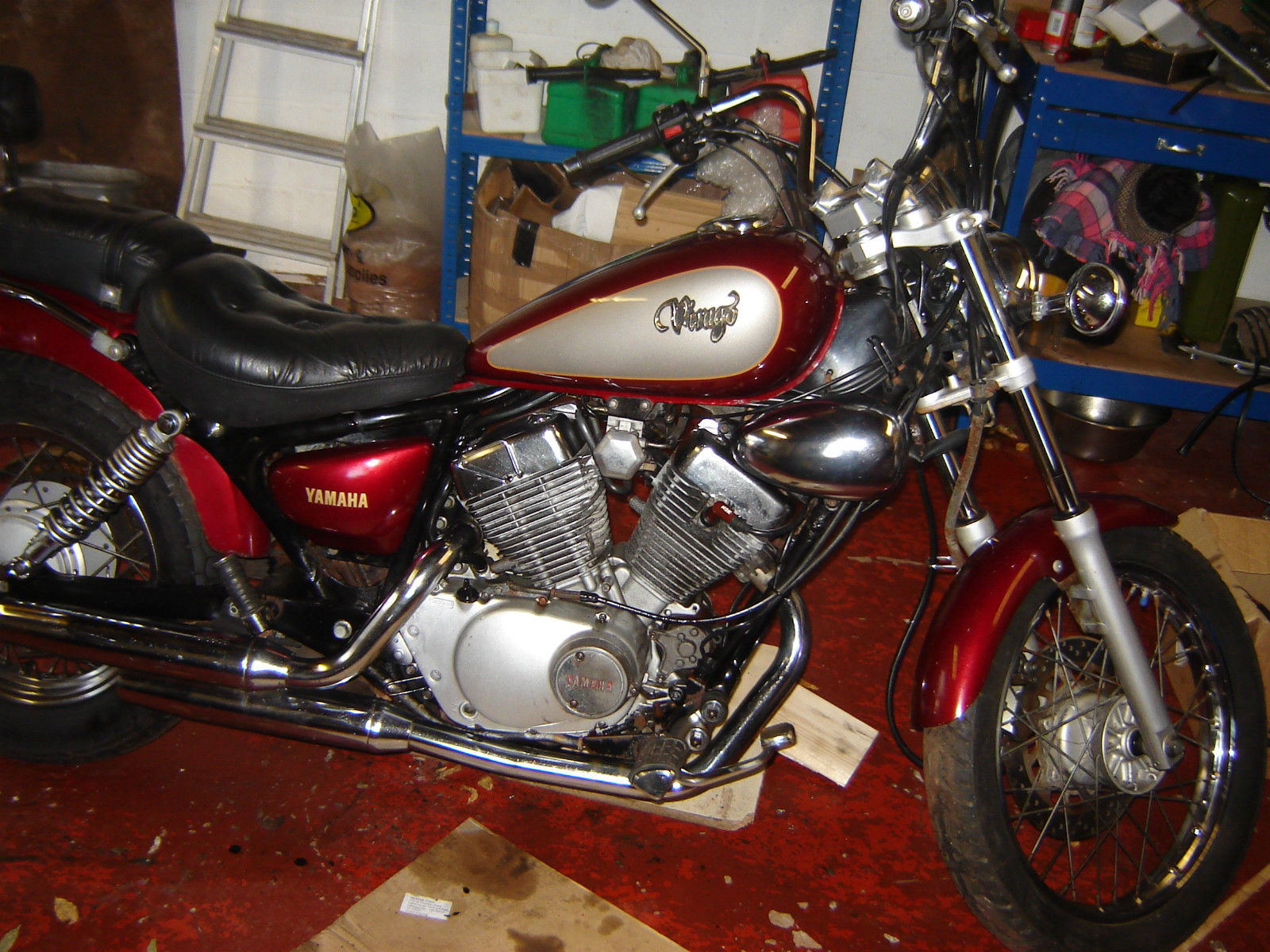 2000 YAMAHA XV 250 S RED VIRAGO
