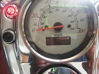 2001 Honda vtx 750 red and white