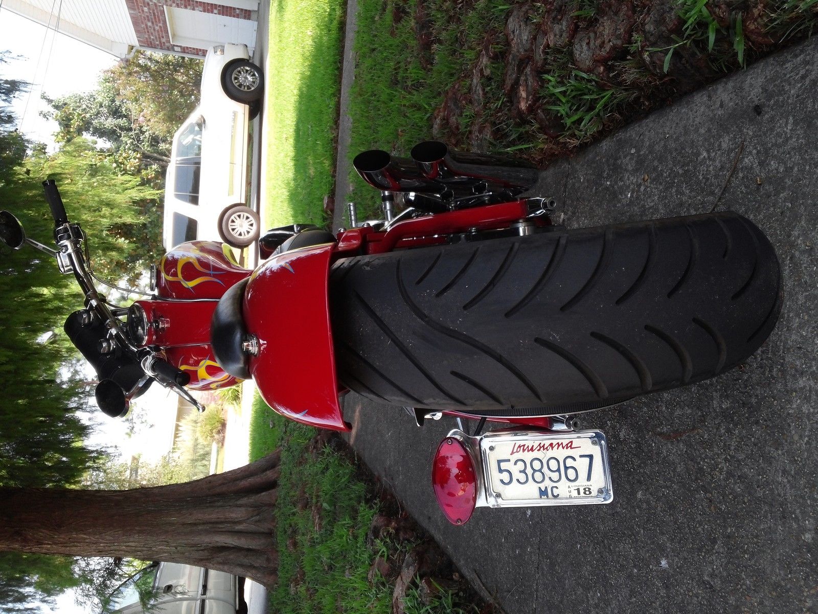 2003 Ivy Trosclair custom springer motorcycle