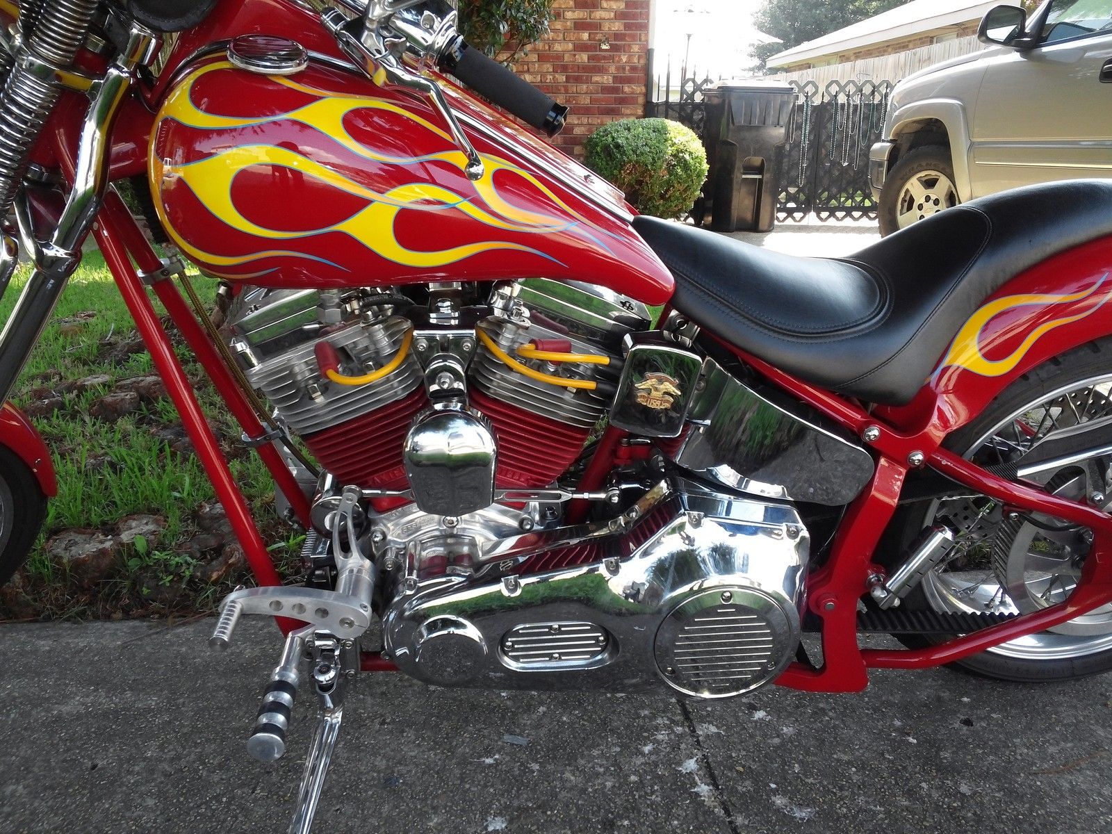 2003 Ivy Trosclair custom springer motorcycle