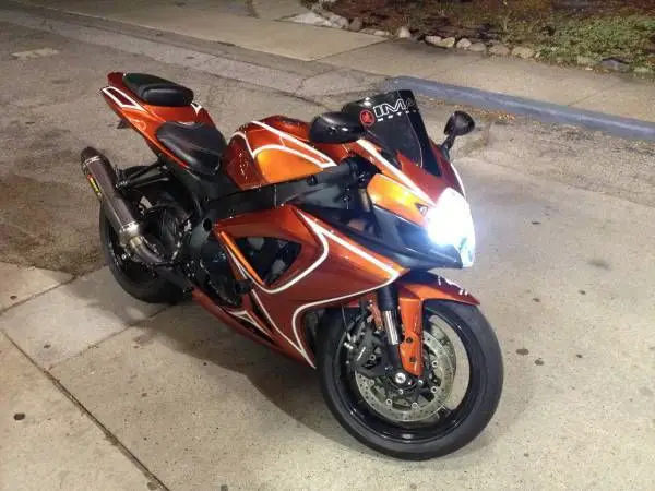 2006 Suzuki GSX-R 750 Custom Orange Paint