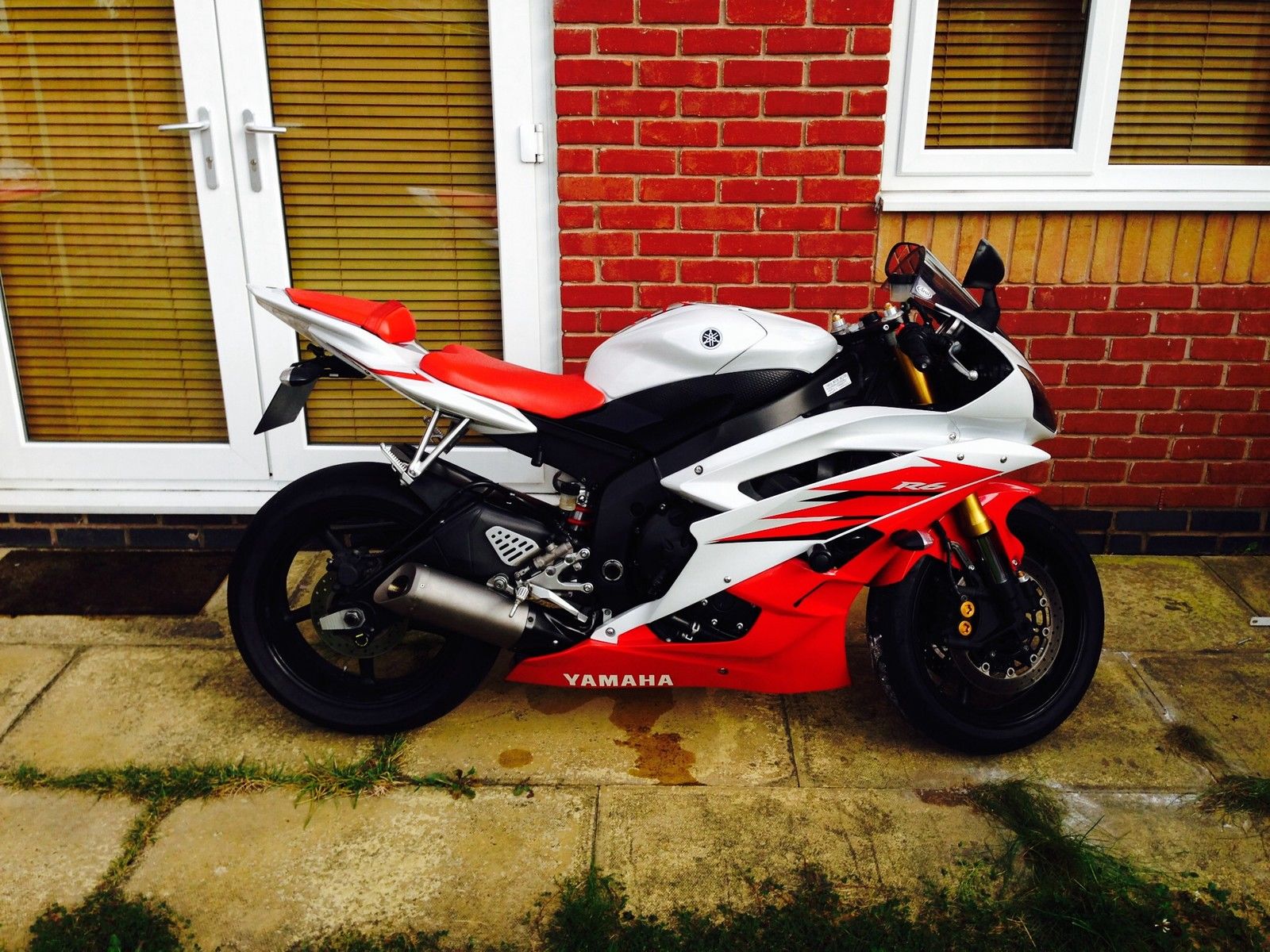 2006 YAMAHA YZF R6 R WHITE/RED