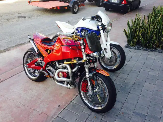 2007 BUELL XB 125CG / RED / FLAMES / SCULLS / GHOSTRIDER / SHOWBIKE