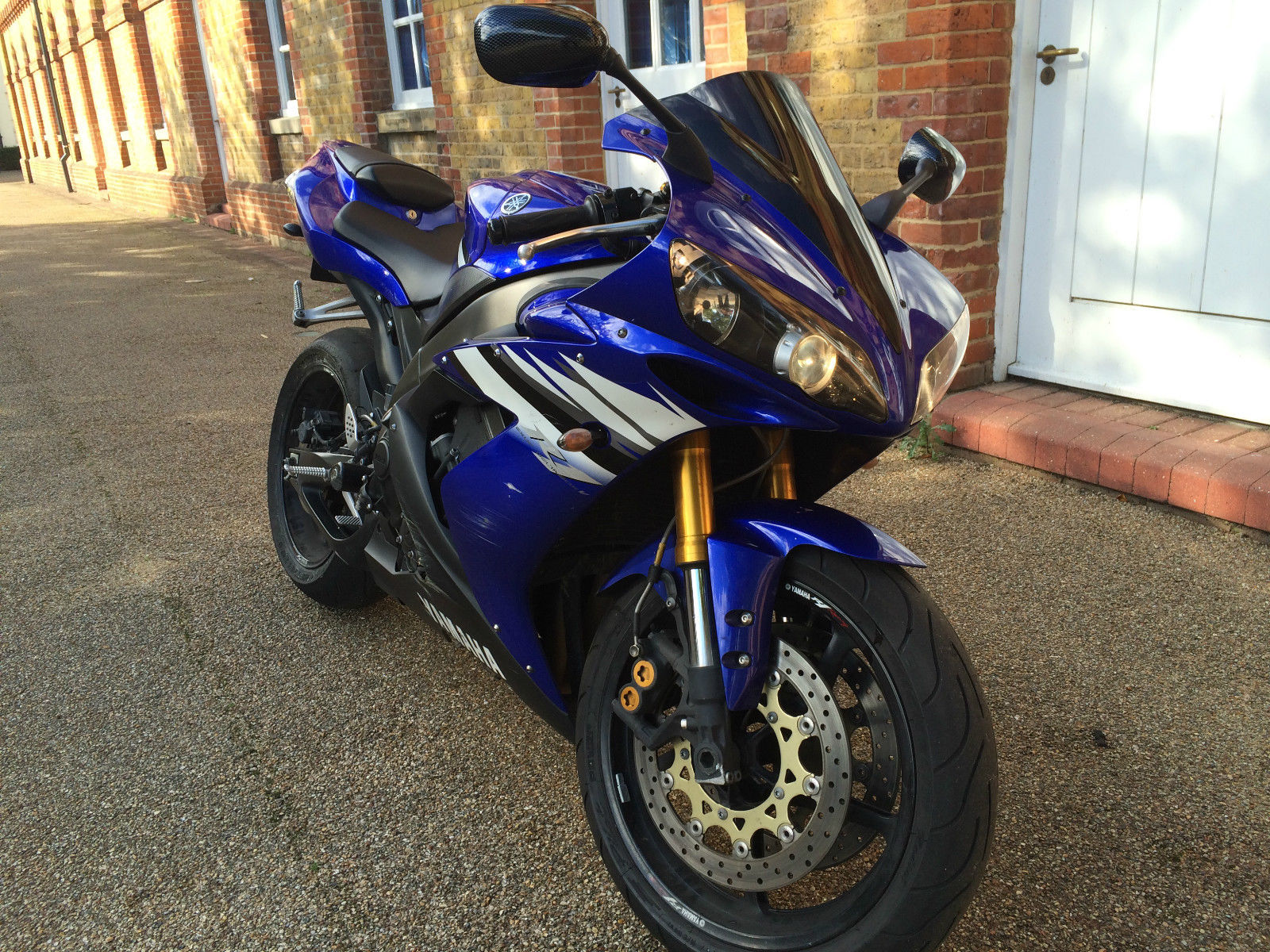 *2008 (57) YAMAHA YZF R1! BLUE! ONLY 18K MILES! DRIVES PERFECT! ALL 3 ...