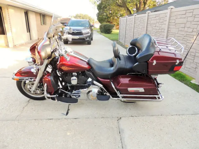 2008 model FLHTC CRIMSON RED SUN