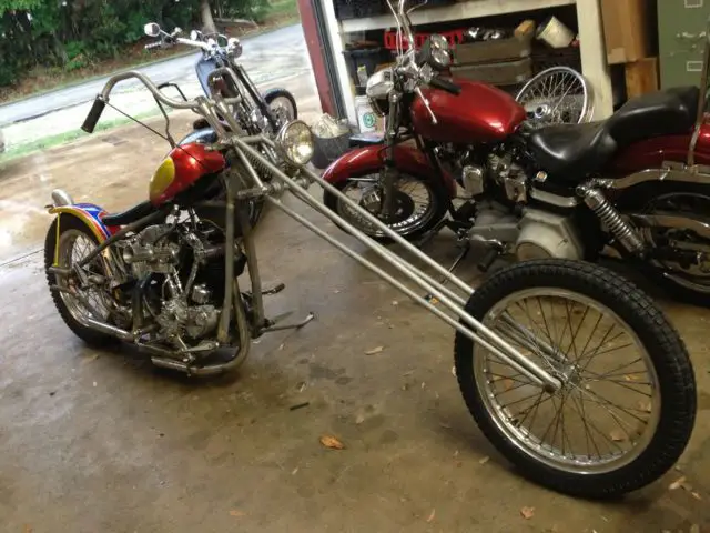 47 vintage knuckle chopper harley