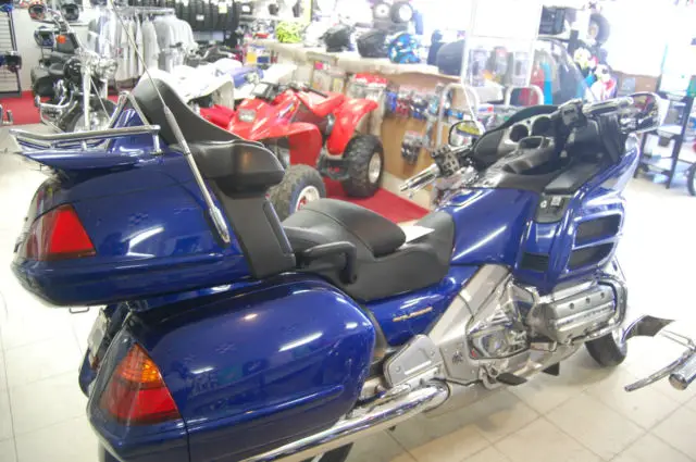 Blue Honda Goldwing