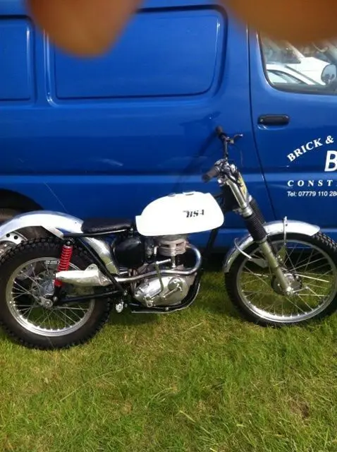 BSA C15 trials bike