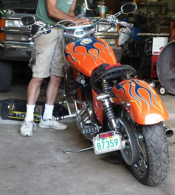 Custom 1989 Harley FXR,