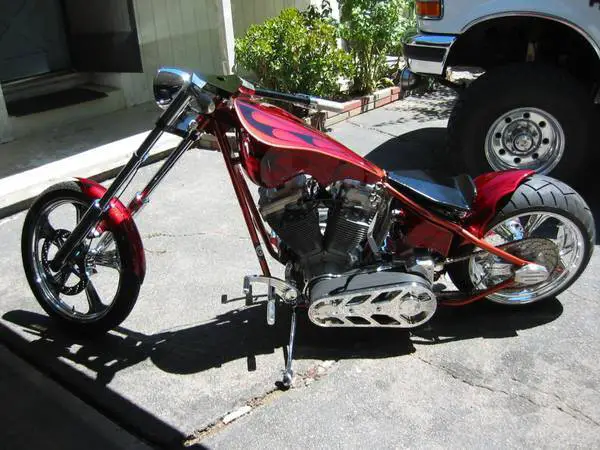 Custom Chopper, Harley Motor and trans