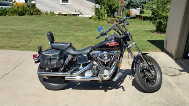 Dyna Low Rider- with bags and additional pipes