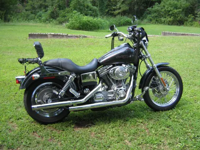 Harley Davidson Dyna motorcycle has been stage one. Has less than 17000 ...
