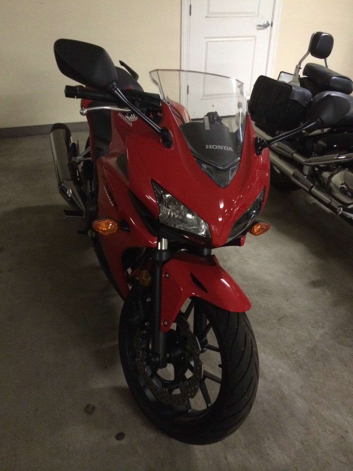 HONDA CBR 500 RAD 2013 RED MOTORCYCLE HOT