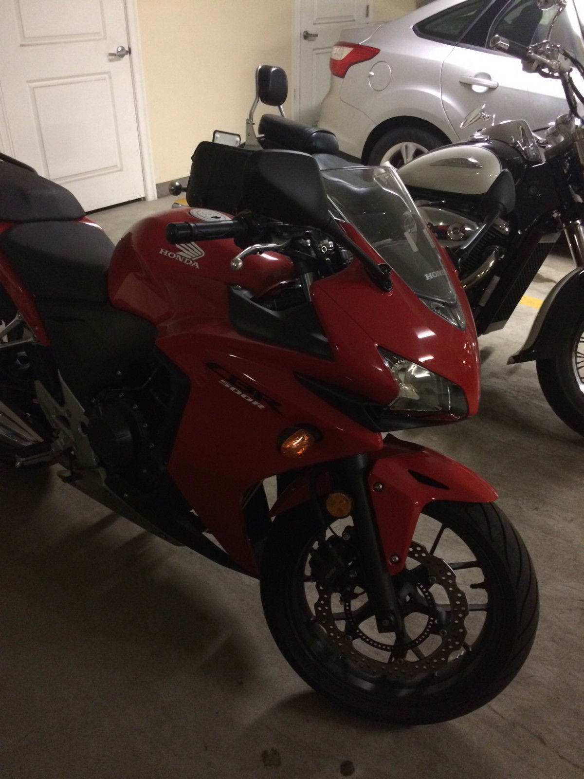 HONDA CBR 500 RAD 2013 RED MOTORCYCLE HOT