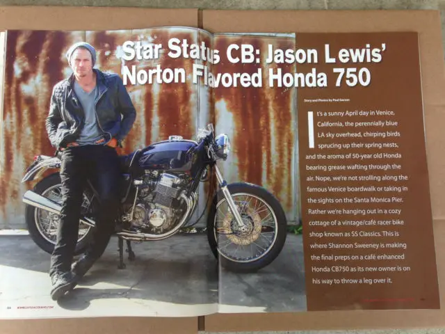 JASON LEWIS CUSTOM 1974 HONDA CB750