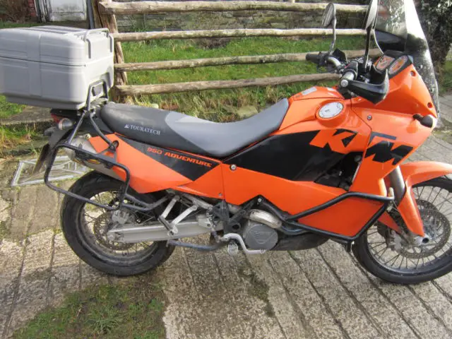 KTM 950 Adventure motorcycle
