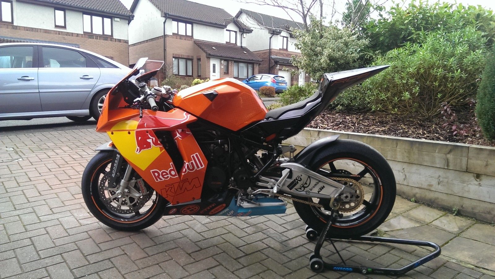 KTM RC8 track bike