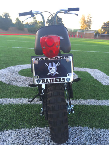 Oakland Raiders Custom Honda Mini Trail