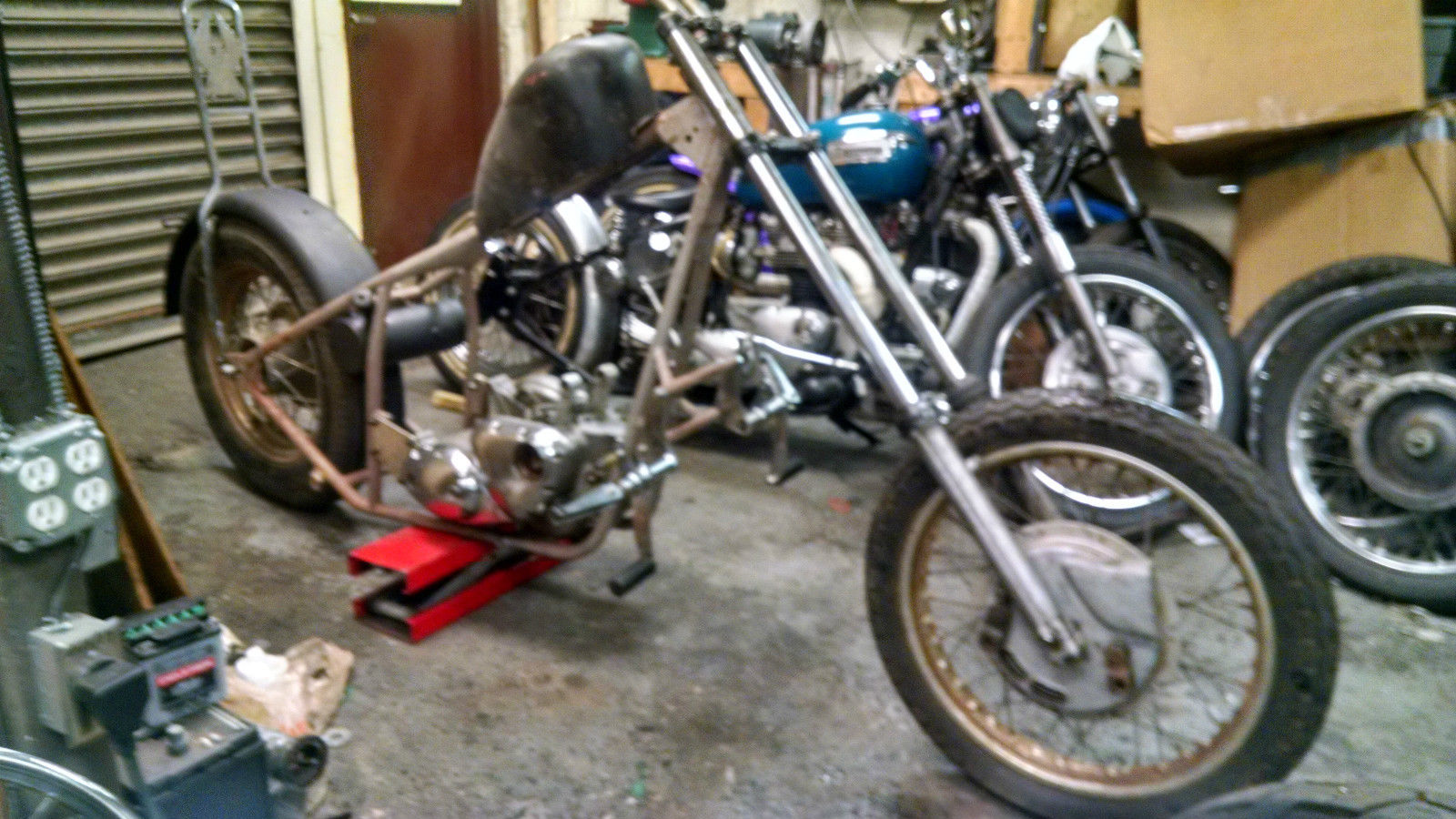 Triumph chopper project!