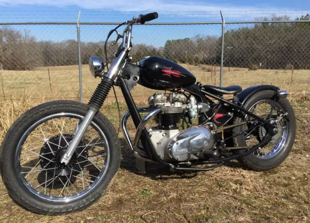 Triumph Custom Bobber Motorcycle