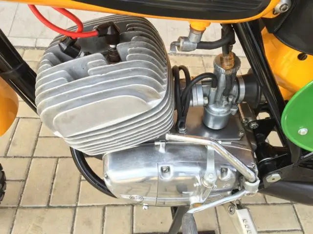 Unique vintage offroad motorcycle CZ 250 type 980 in perfect condition ...