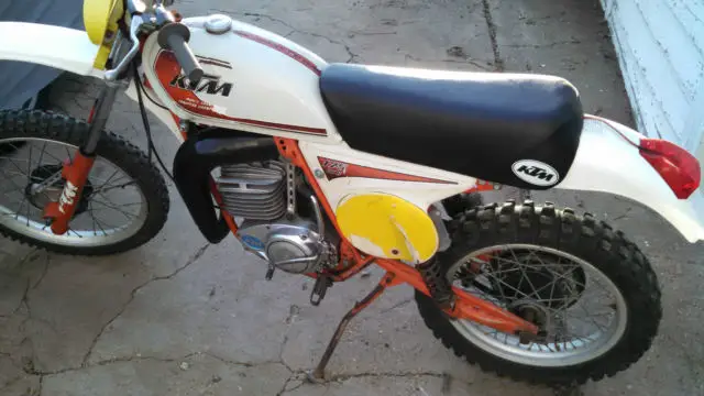 vintage KTM 175 GS6