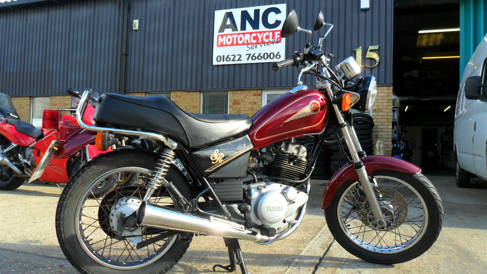 Yamaha SR 125 in Red with 20K on the clock